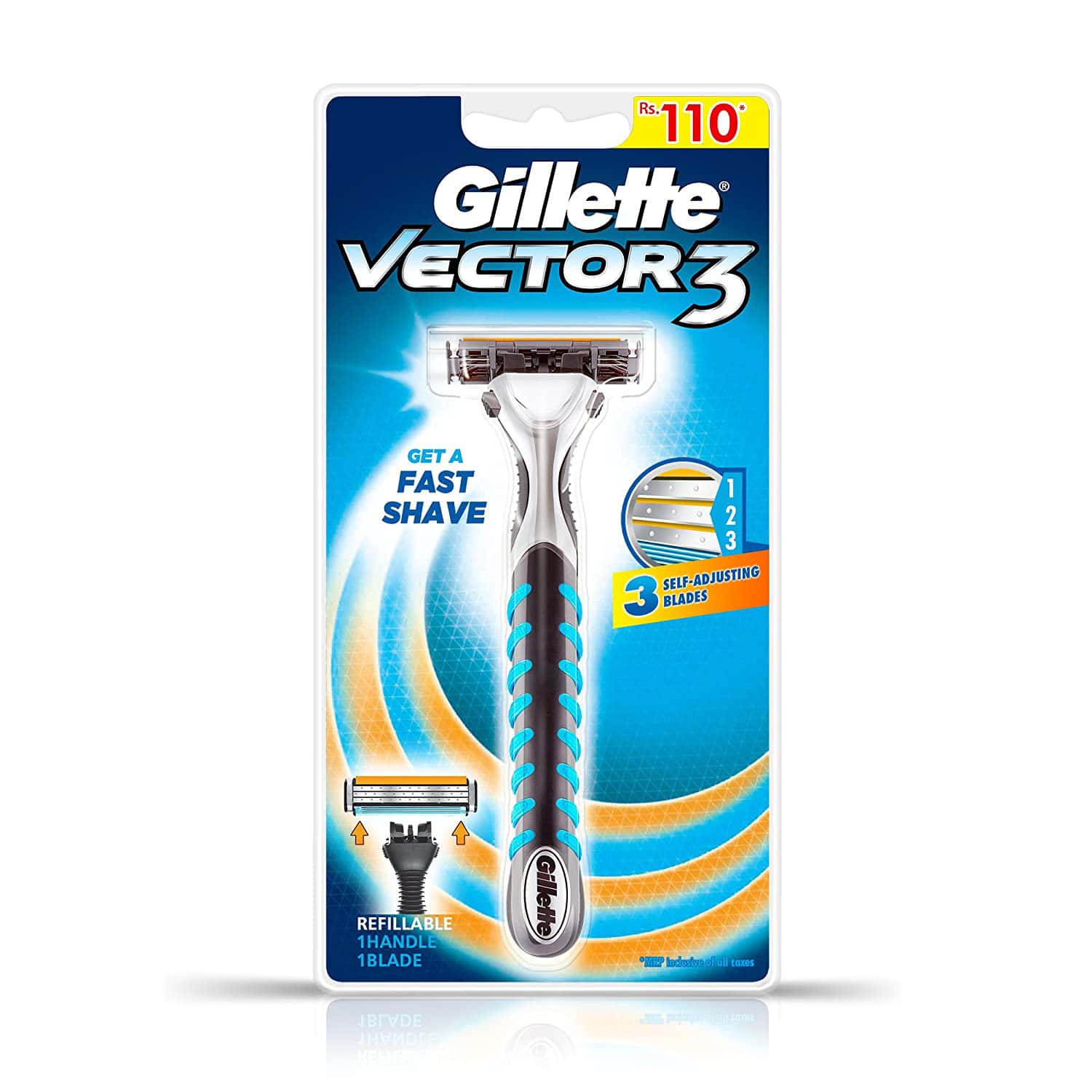Buy Gillette Vector 3 Manual Shaving Razor Online at Flat 18% OFF ...