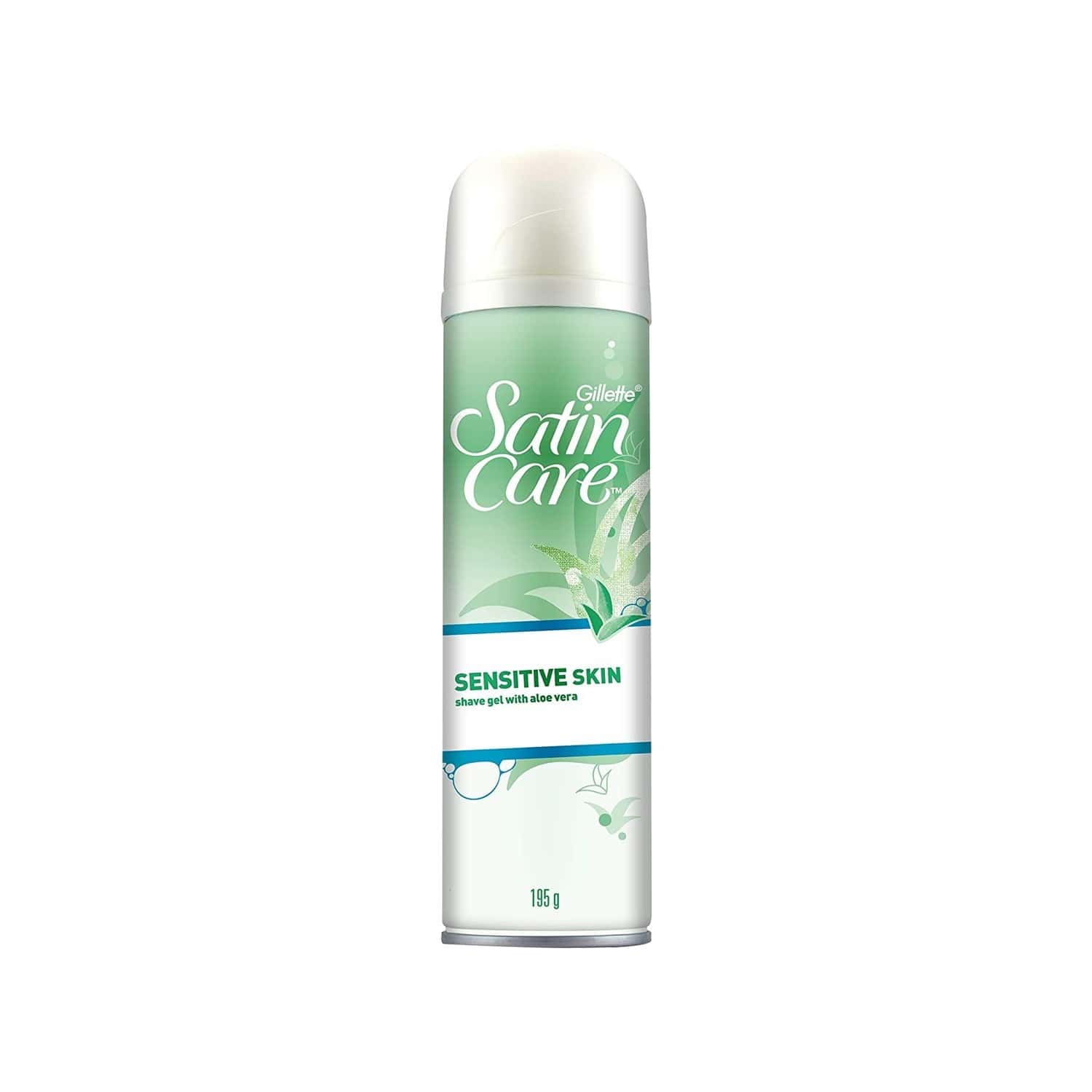 Buy Gillette Satin Care Sensitive Skin Aloe Vera Pre Shave Gel Bottle