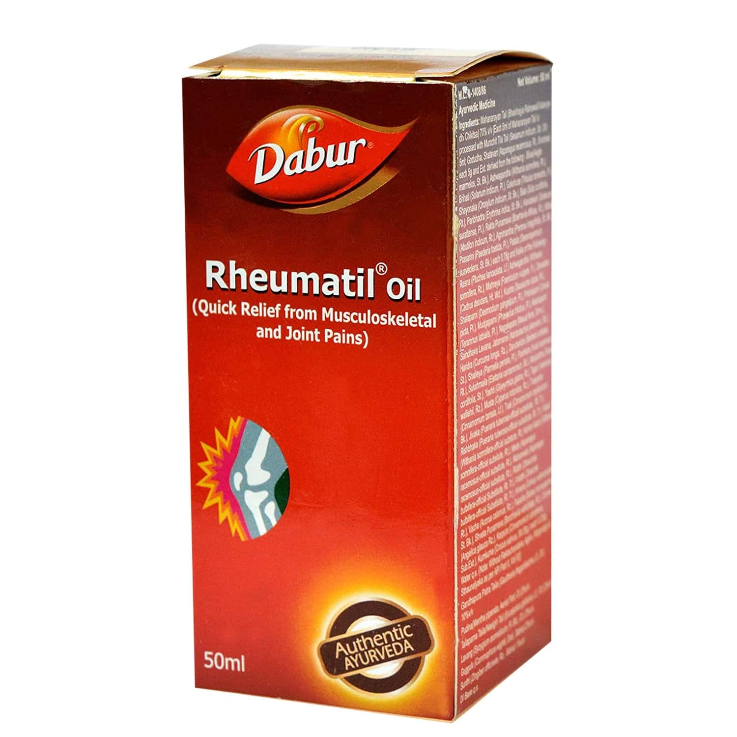 Buy DABUR RHEUMATIL OIL 50ML Online & Get Upto 60% OFF at PharmEasy