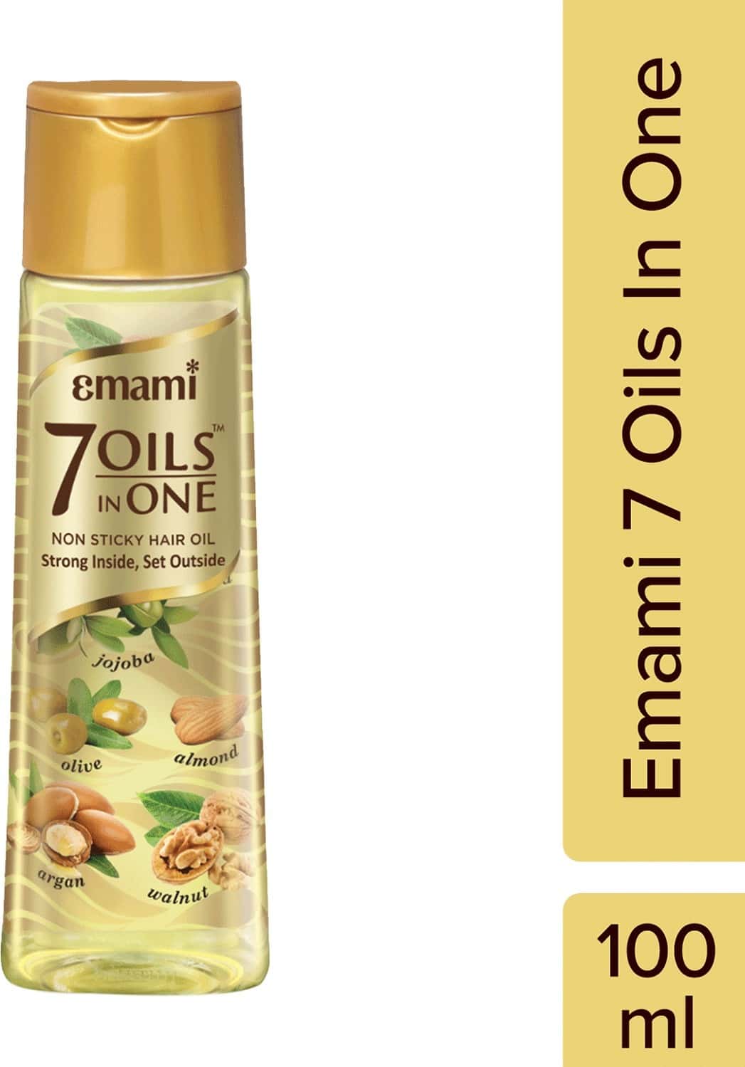 Buy EMAMI 7 OILS IN ONE DAMAGE CONTROL HAIR OIL BOTTLE OF 100 ML Online ...