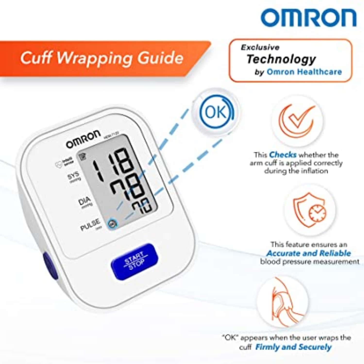 Buy OMRON HEM-7120 BP MONITOR Online & Get Upto 60% OFF at PharmEasy