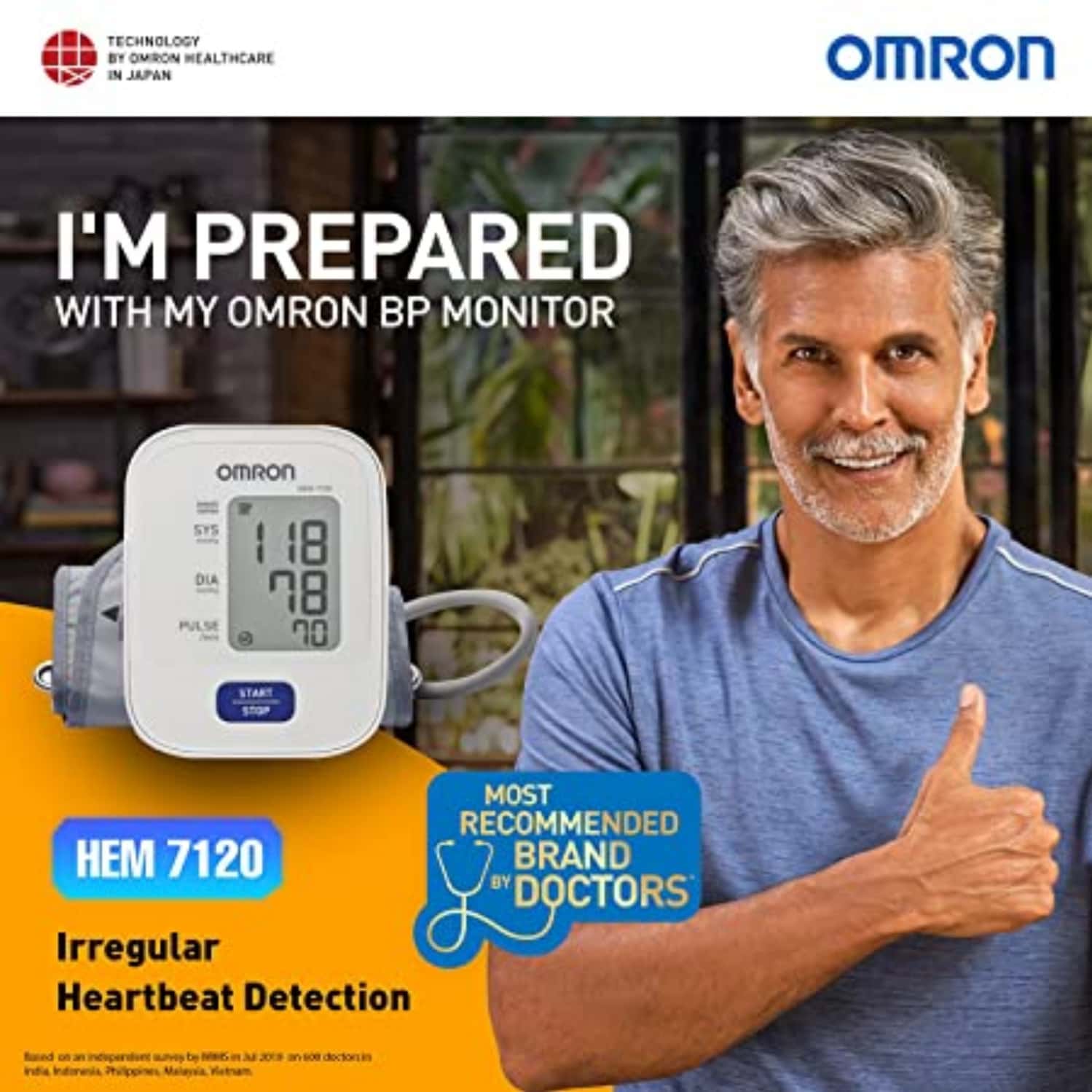 Buy OMRON HEM-7120 BP MONITOR Online & Get Upto 60% OFF at PharmEasy