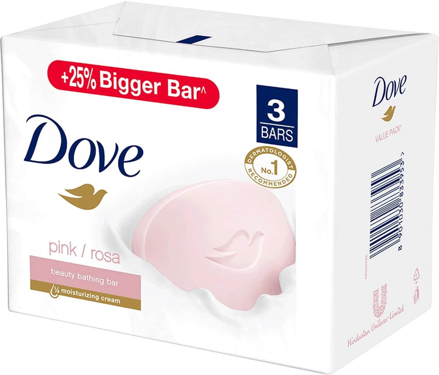 Buy DOVE PINK ROSE (PACK OF 3) SOAP WRAP OF 100 G Online & Get Upto 60% ...