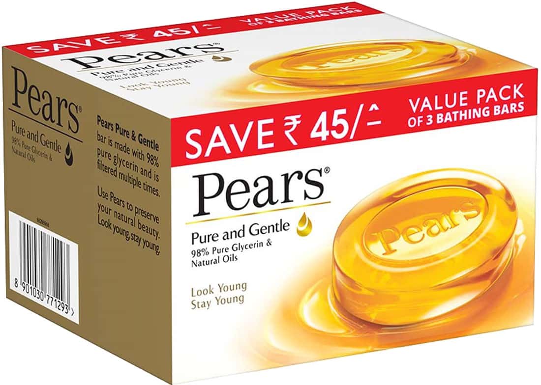 Buy PEARS PURE & GENTLE (PACK OF 3) SOAP BOX OF 125 G Online & Get Upto ...