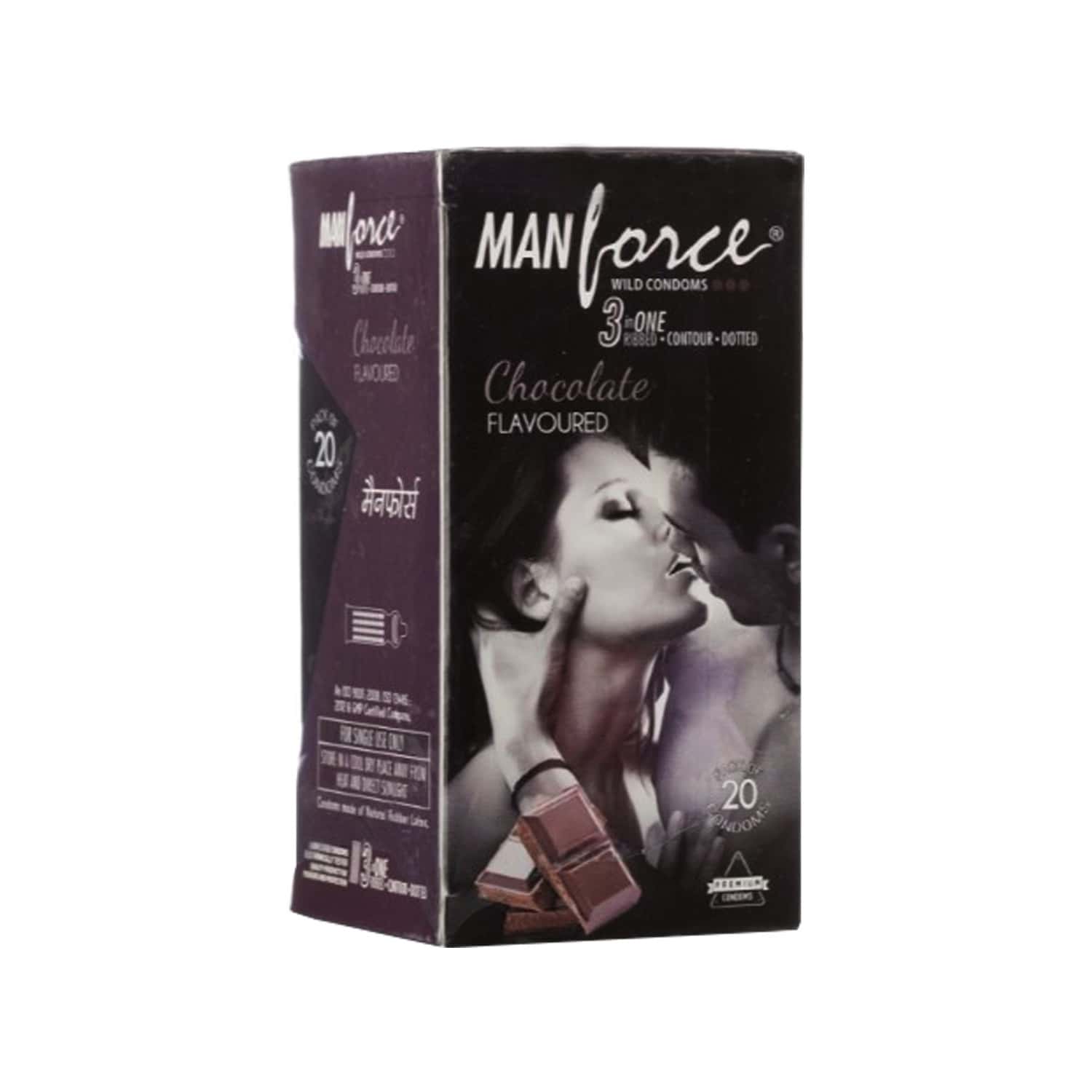 Buy MANFORCE WILD CHOCOLATE BOX OF 20 CONDOMS Online & Get Upto 60% OFF ...
