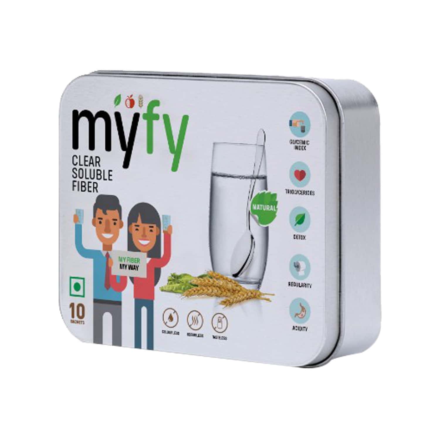 Buy MYFY CLEAR SOLUBLE FIBER 10 SACHETS, 10X5 GM Online & Get Upto 60% ...