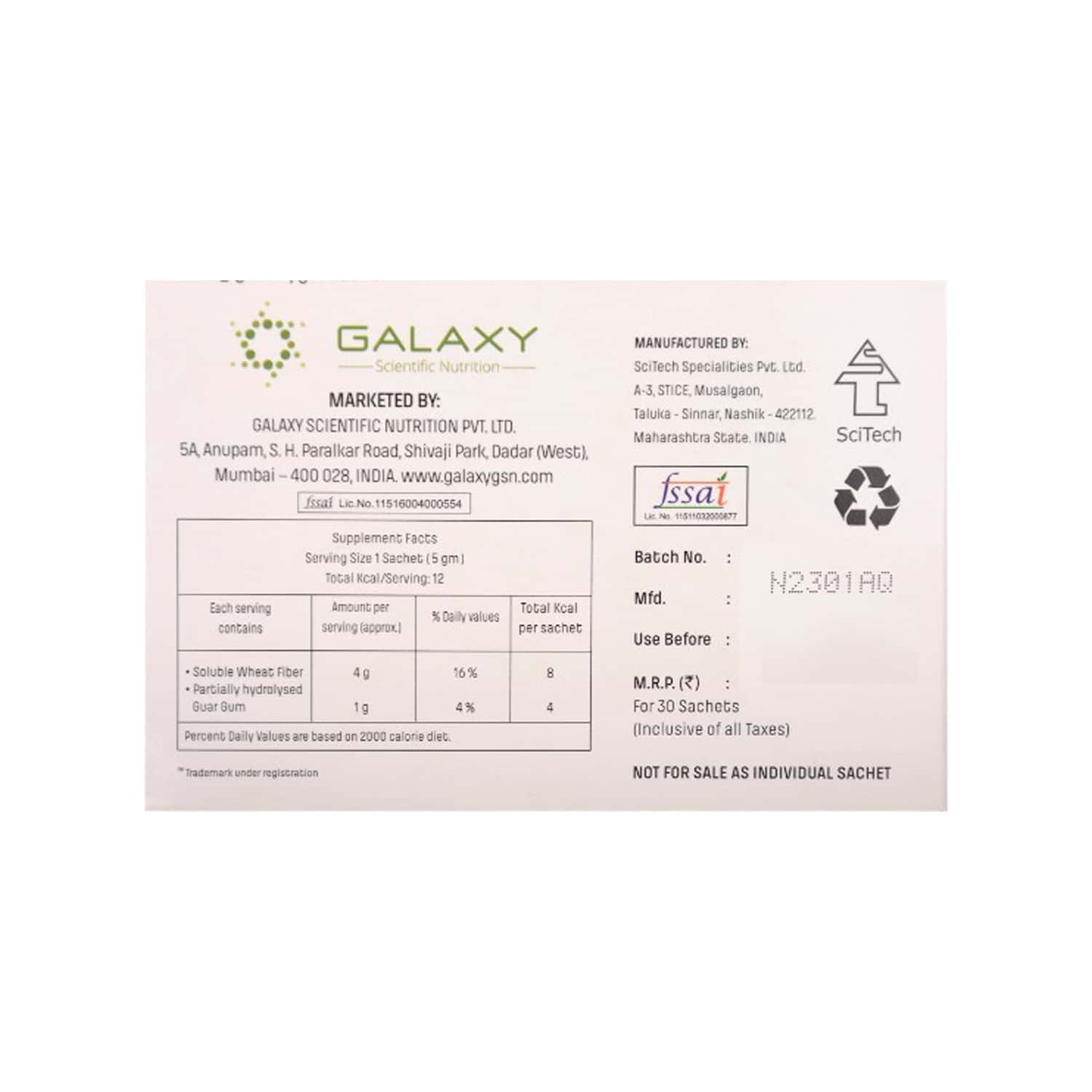 Buy MYFY CLEAR SOLUBLE FIBER 10 SACHETS, 10X5 GM Online & Get Upto 60% ...