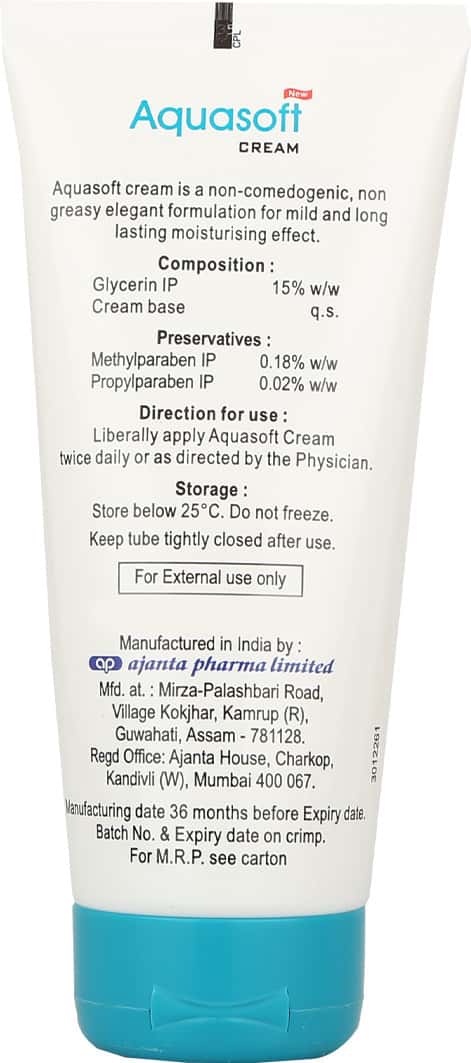 Buy NEW AQUASOFT 15% TUBE OF 150GM CREAM Online & Get Upto 60% OFF at ...