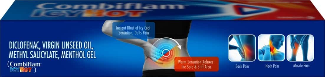 Buy COMBIFLAM ICYHOT FAST PAIN RELIEF GEL - 30 GMS TUBE Online & Get ...
