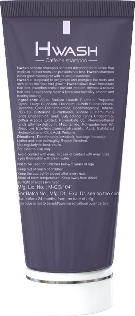 Buy HWASH CAFFEINE SHAMPOO 100ML Online & Get Upto 60% OFF at PharmEasy