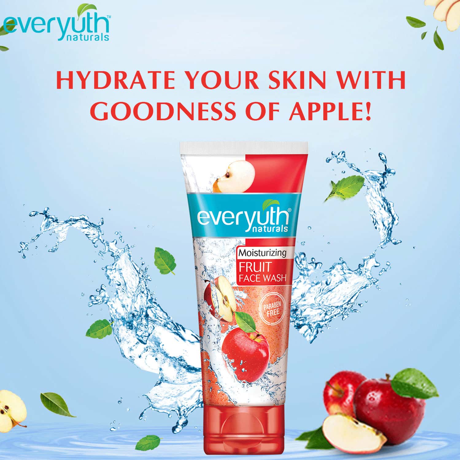 Buy EVERYUTH NATURALS MOISTURIZING FRUIT FACE WASH WITH APPLE EXTRACTS ...