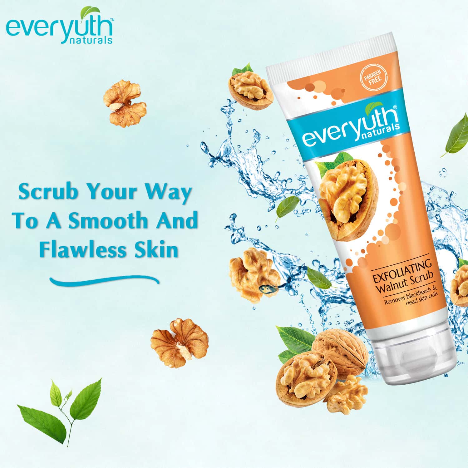 Buy EVERYUTH NATURALS EXFOLIATING WALNUT SCRUB WITH NANO MULTI VIT A ...