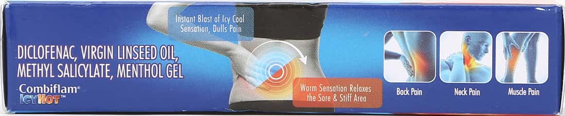 Buy COMBIFLAM ICYHOT FAST PAIN RELIEF GEL - 15 GMS TUBE Online & Get ...
