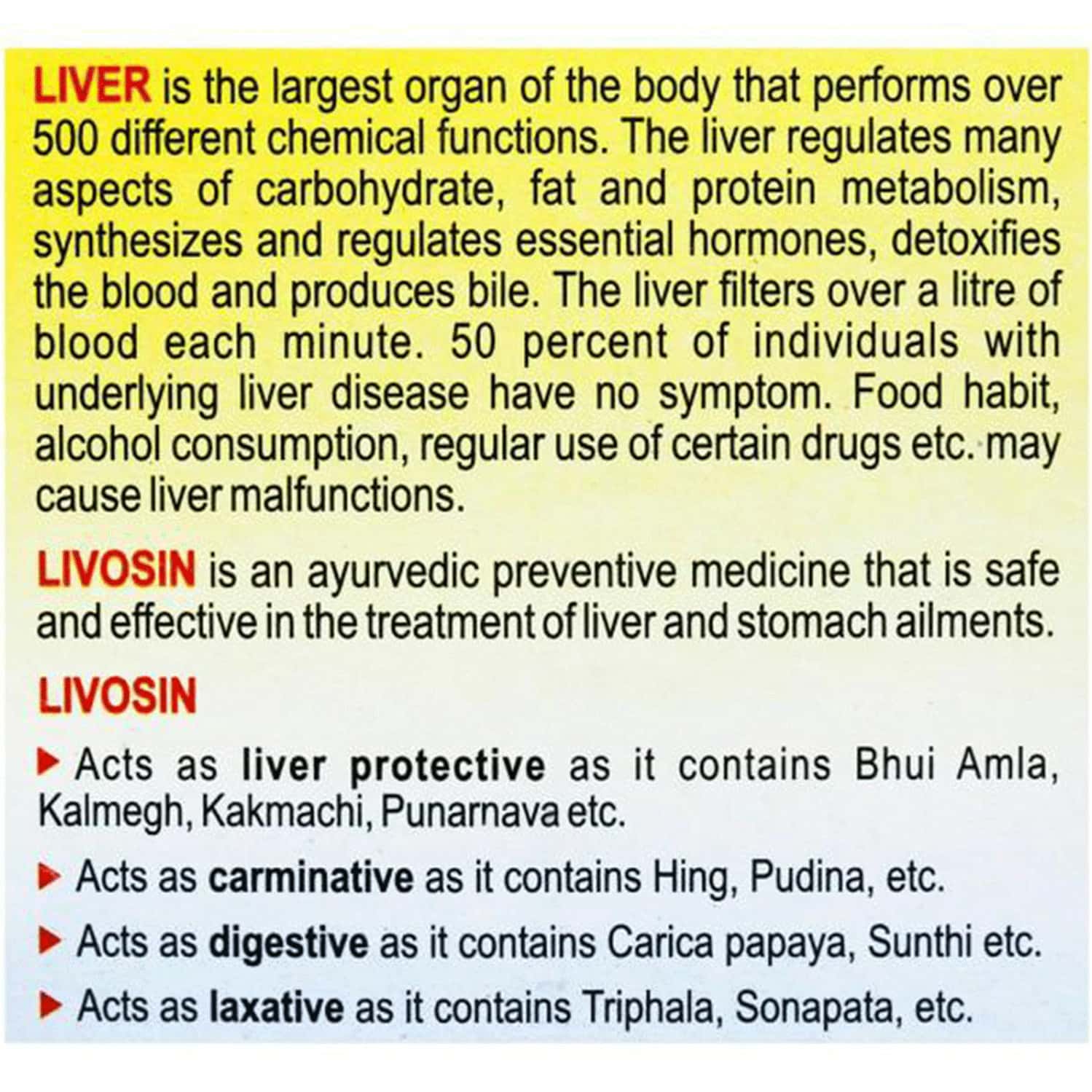 Buy LIVOSIN BOTTLE OF 200ML ORAL LIQUID Online & Get Upto 60% OFF at ...