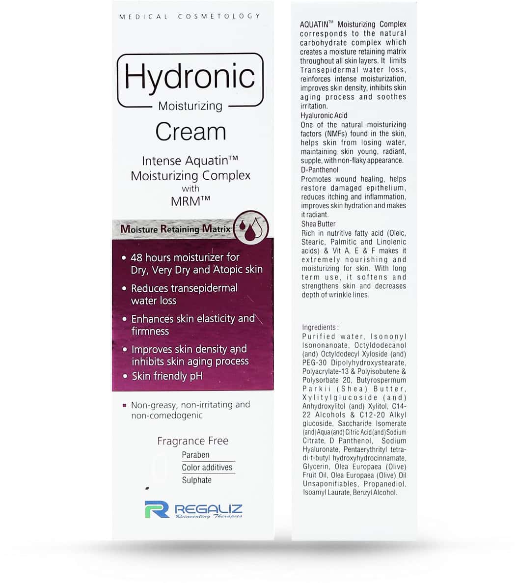 Buy HYDRONIC MOIST CREAM 50GM Online & Get Upto 60% OFF at PharmEasy