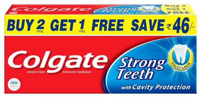 Buy Colgate Strong Teeth Toothpaste Tube Of 500 G Saver Pack Online at ...