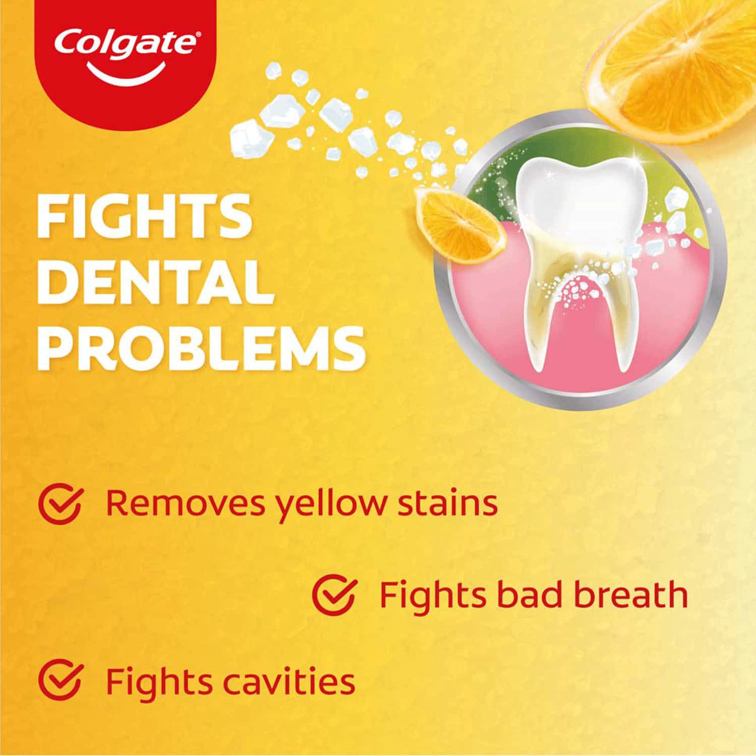 Buy COLGATE TOOTHPASTE - ACTIVE SALT LEMON - 200G Online & Get Upto 60% ...