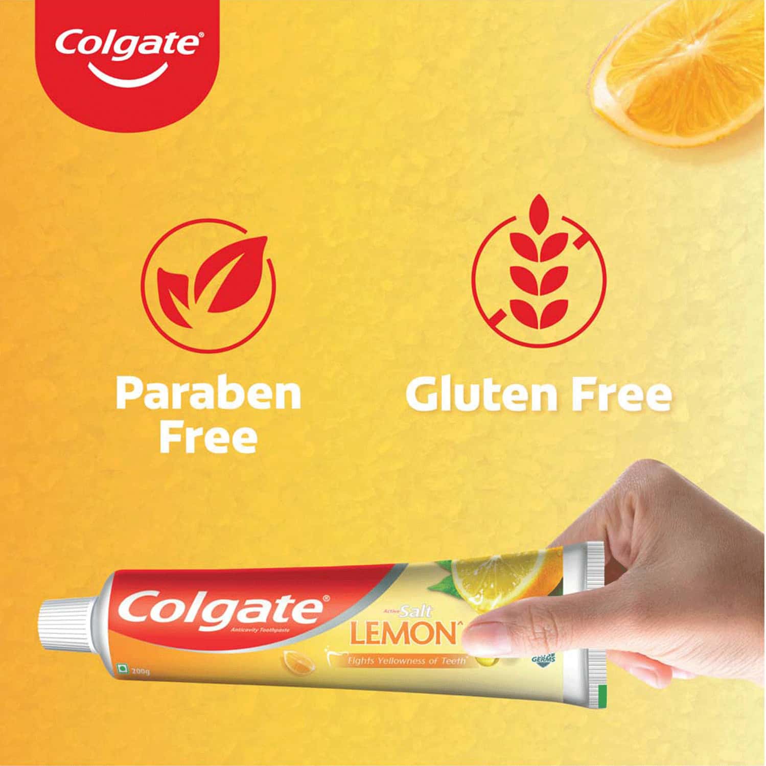 Buy COLGATE TOOTHPASTE - ACTIVE SALT LEMON - 200G Online & Get Upto 60% ...
