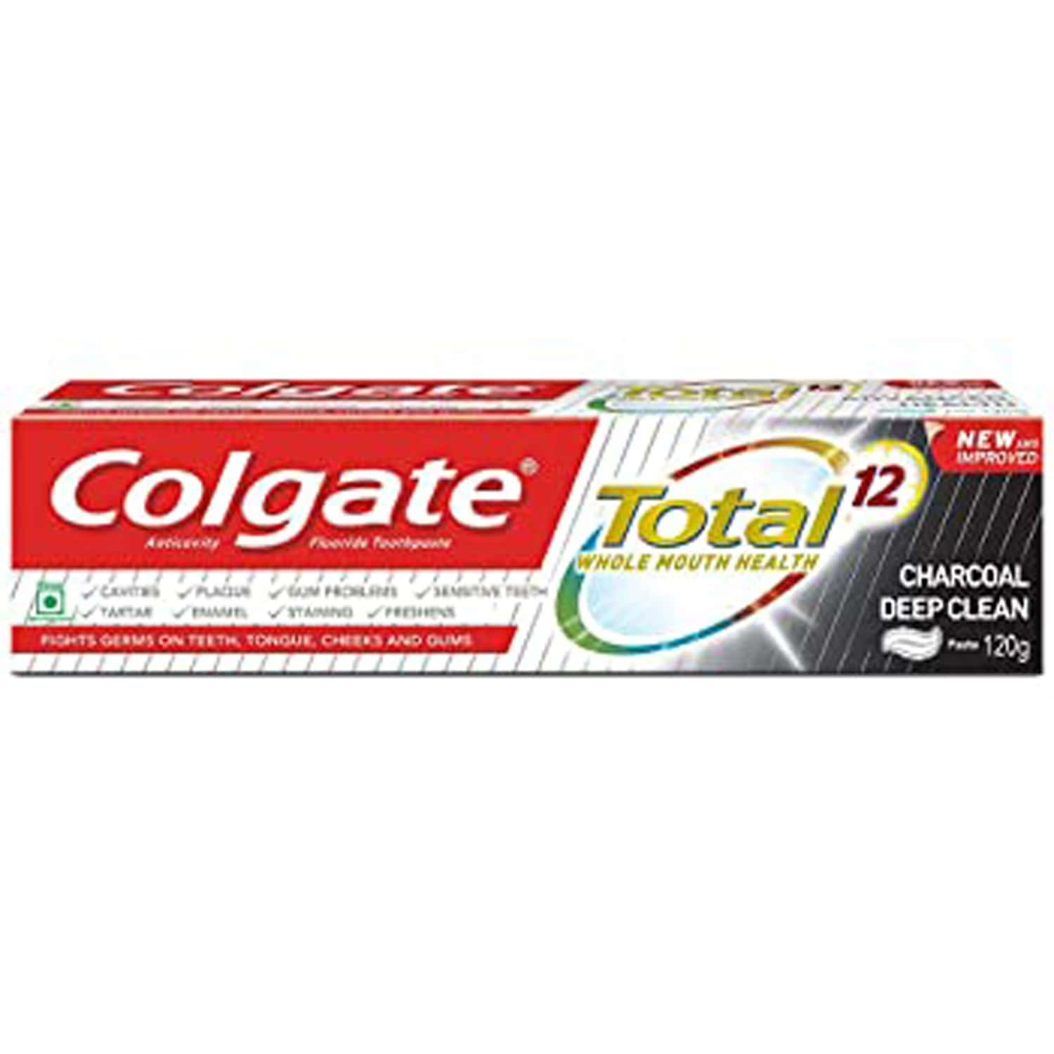 Buy COLGATE TOOTHPASTE - TOTAL CHARCOAL - 120 G - ADVANCED PROTECTION ...