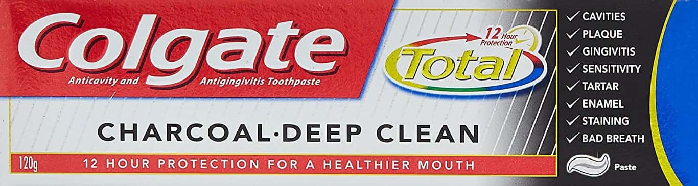 Buy Colgate Toothpaste - Total Charcoal - 120 G - Advanced Protection ...