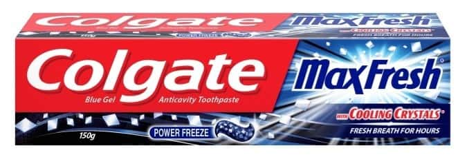 Buy Colgate Toothpaste - Maxfresh Power Freeze - 150 G - Blue Gel ...