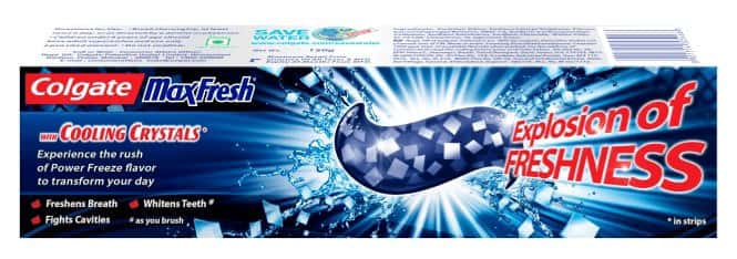 Buy Colgate Toothpaste - Maxfresh Power Freeze - 150 G - Blue Gel ...