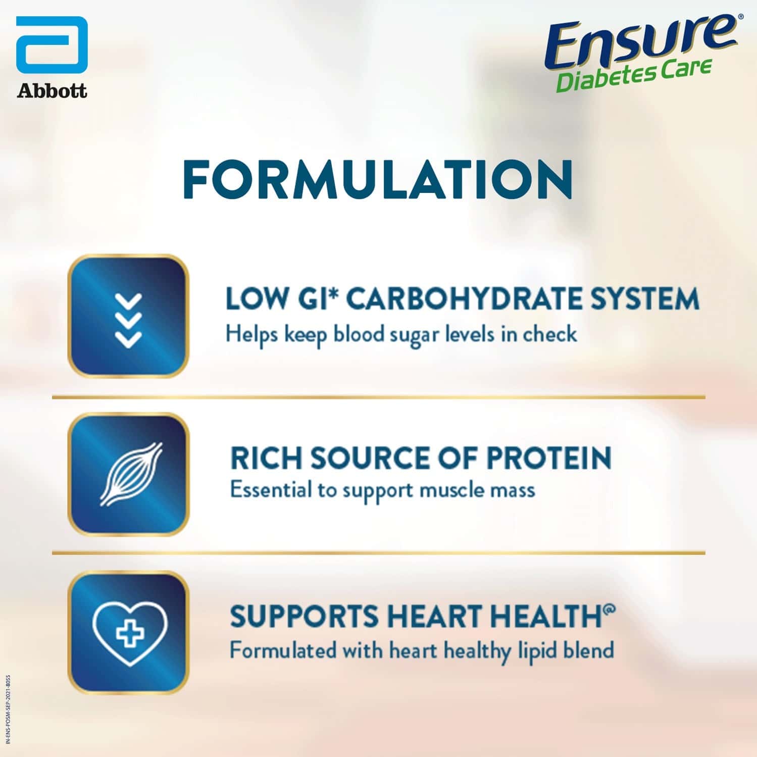 Buy ENSURE DIABETES CARE VANILLA DIABETES CARE POWDER JAR OF 400 G ...