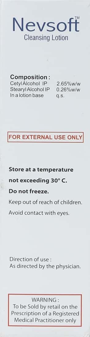 Buy NEVSOFT CLEANSING LOTION 125ML Online & Get Upto 60% OFF at PharmEasy