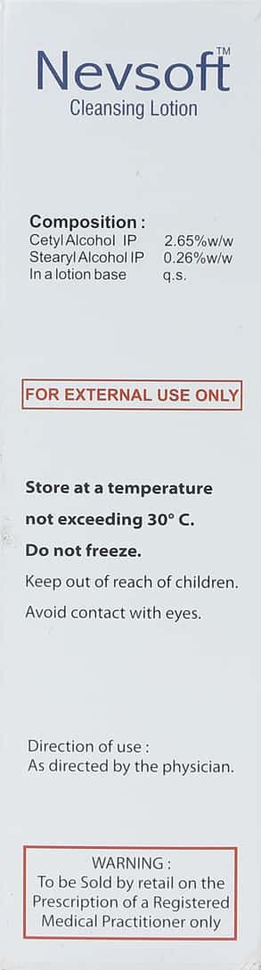 Buy NEVSOFT CLEANSING LOTION 125ML Online & Get Upto 60% OFF at PharmEasy