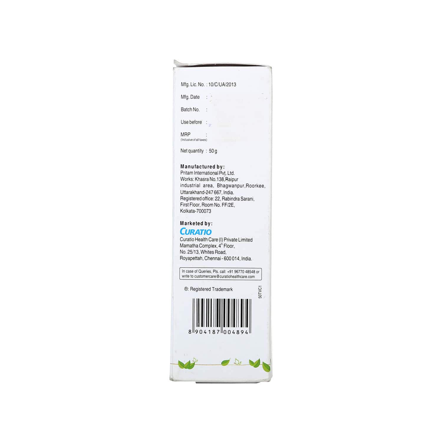 Buy TIVENCA GEL 50GM Online & Get Upto 60% OFF at PharmEasy