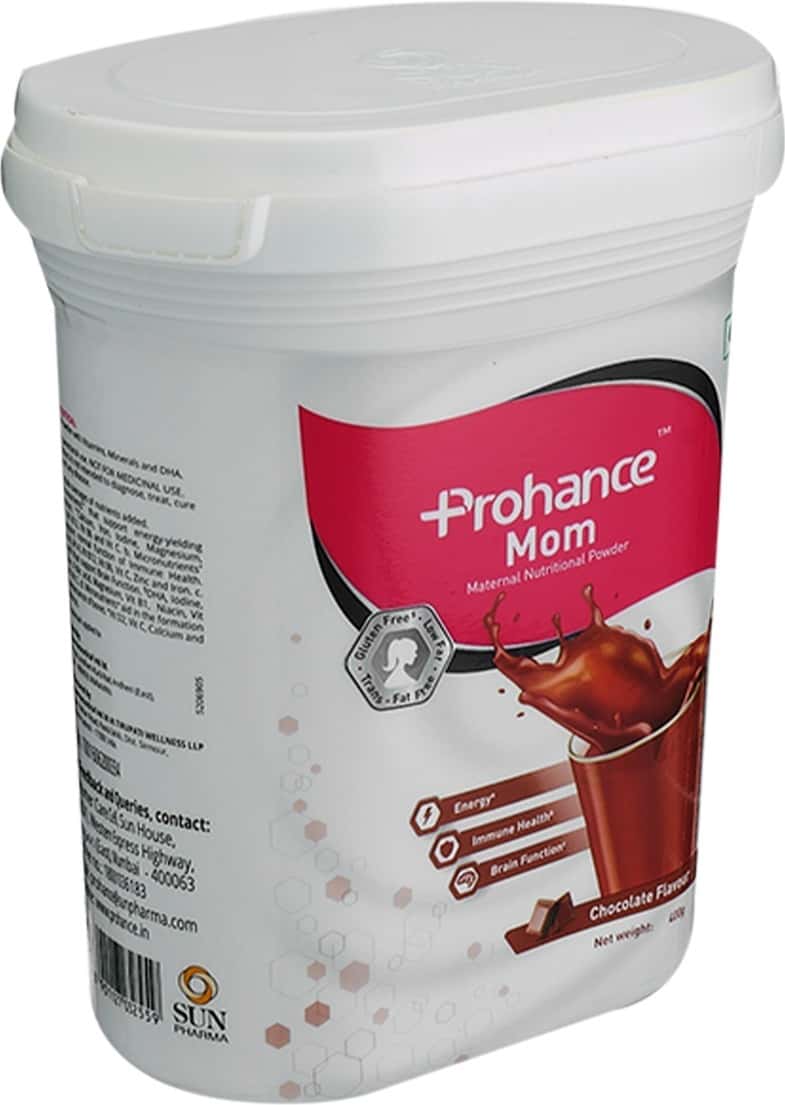 Buy PROHANCE MOM CHOCOLATE NUTRITION DRINK JAR OF 400 G Online & Get ...