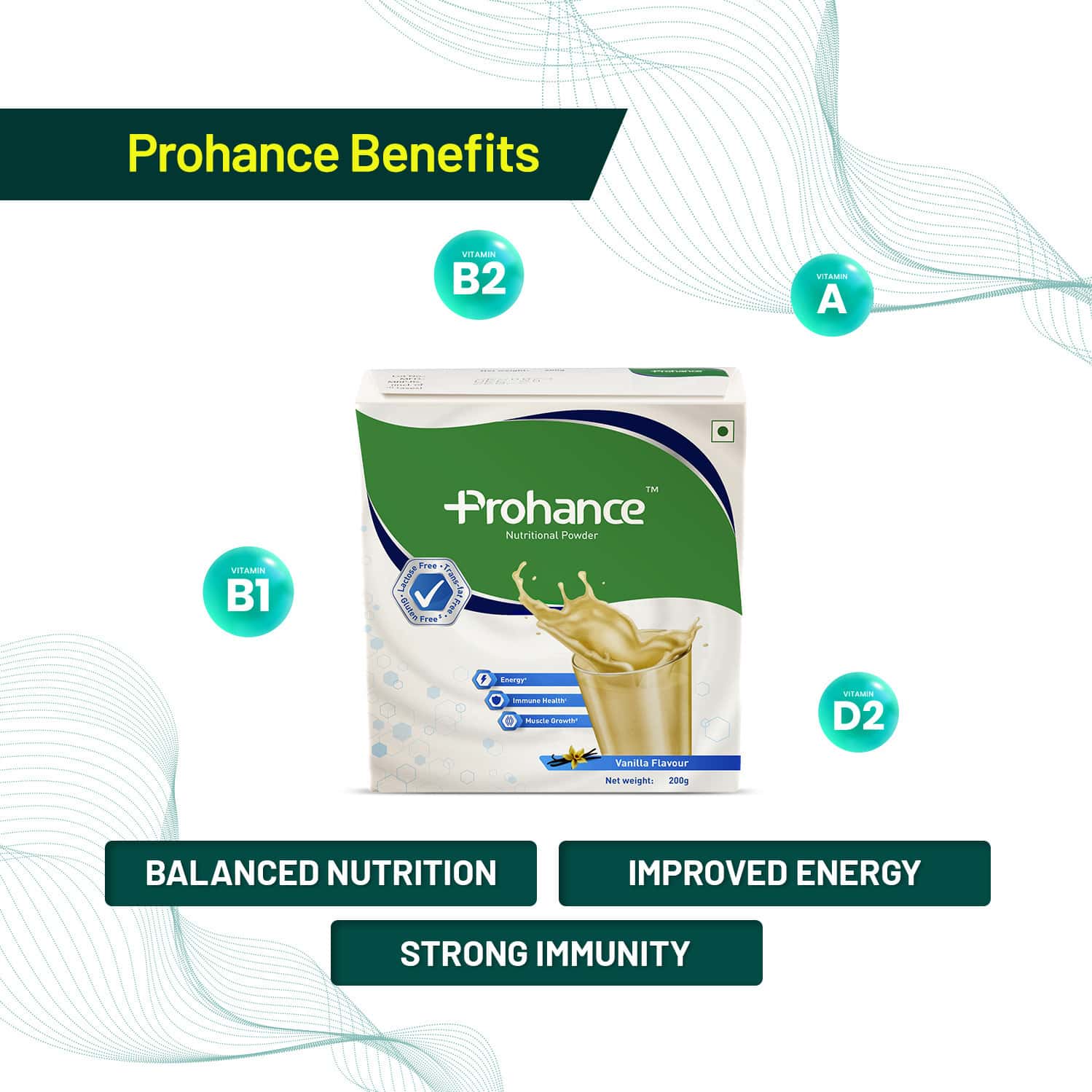 Buy PROHANCE VANILLA NUTRITION DRINK REFILL OF 200 G Online & Get Upto ...