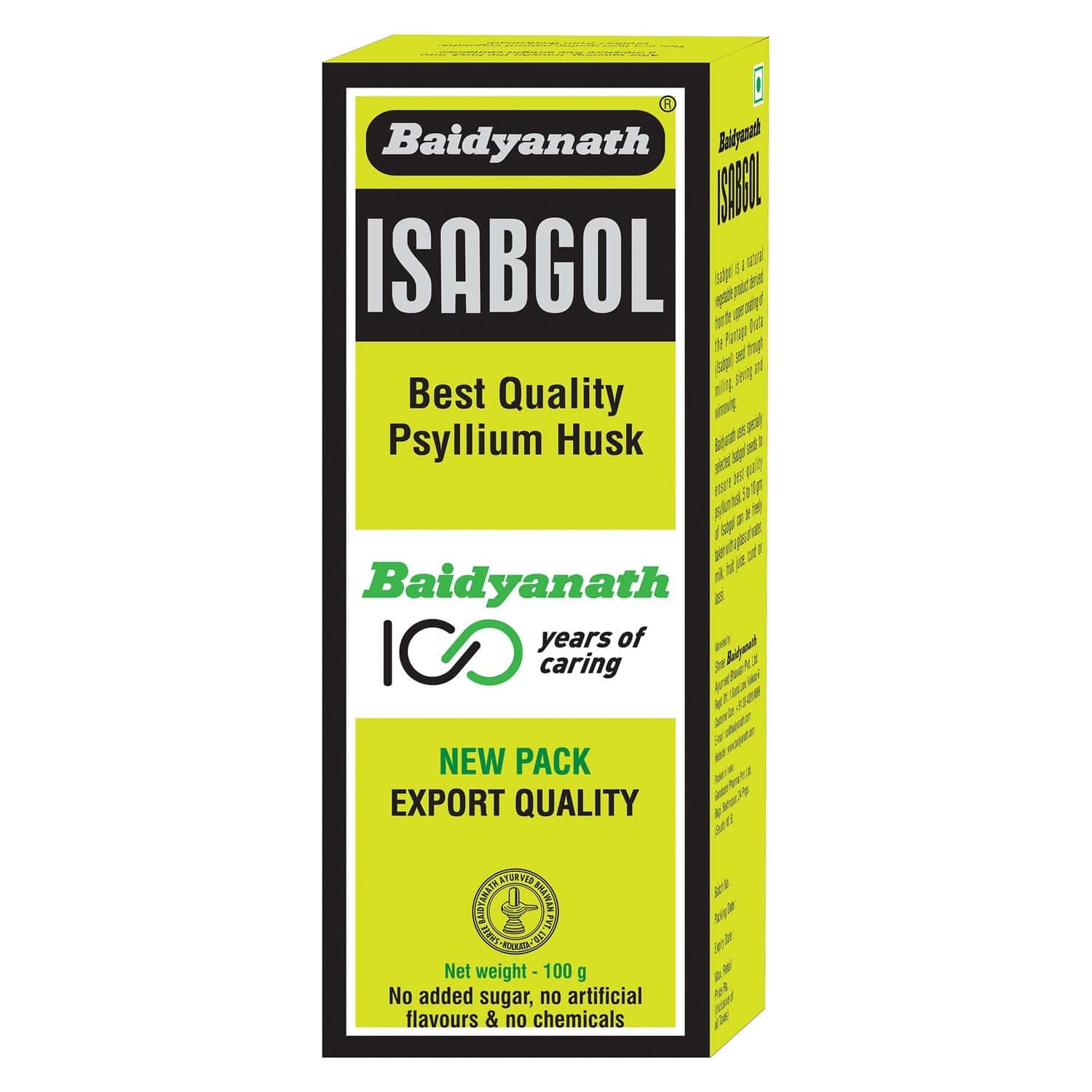 Buy Baidyanath Isabgol - 100 Gm Online & Get Upto 60% OFF at PharmEasy