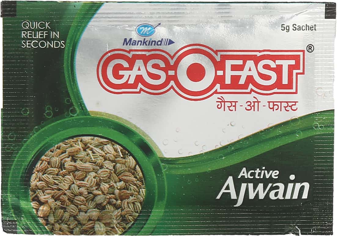Buy GAS O FAST ACTIVE JEERA ANTACID SACHET OF 5 G Online & Get Upto 60% ...