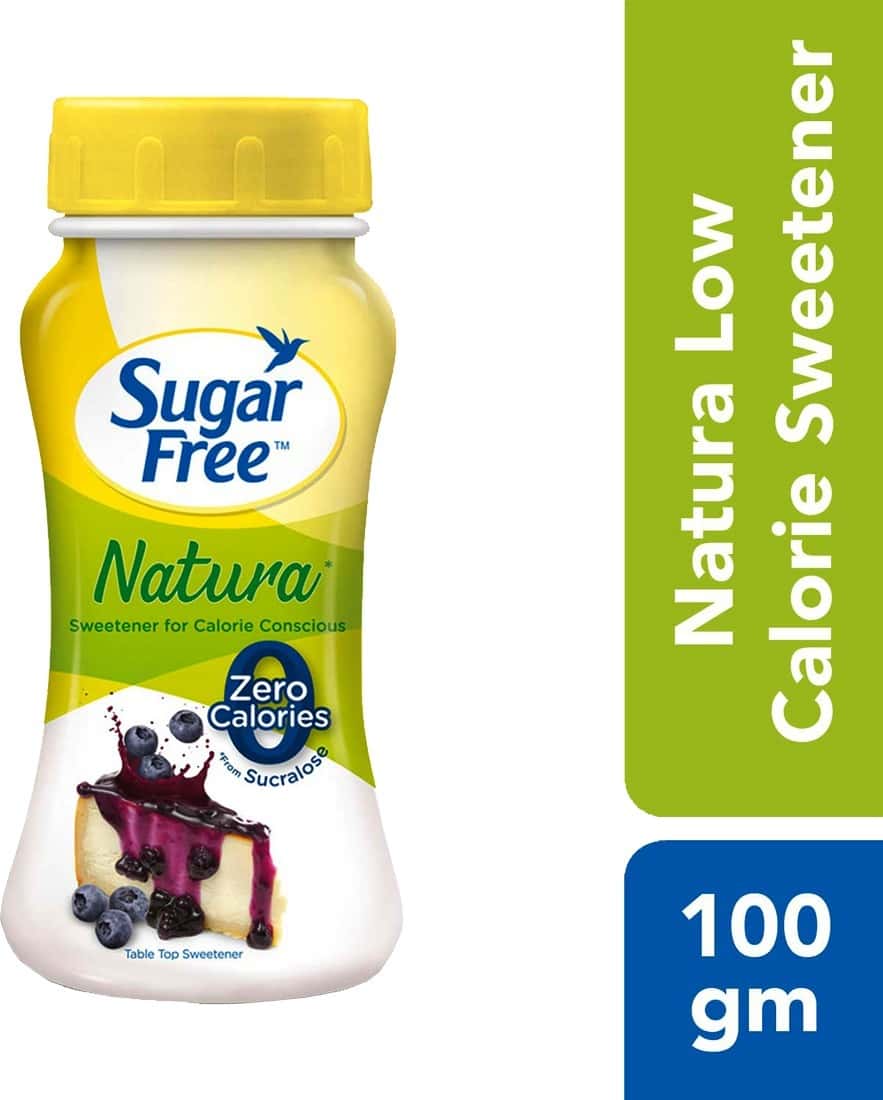Buy SUGAR FREE NATURA SWEETENER FOR CALORIE CONSCIOUS - 100GM JAR ...