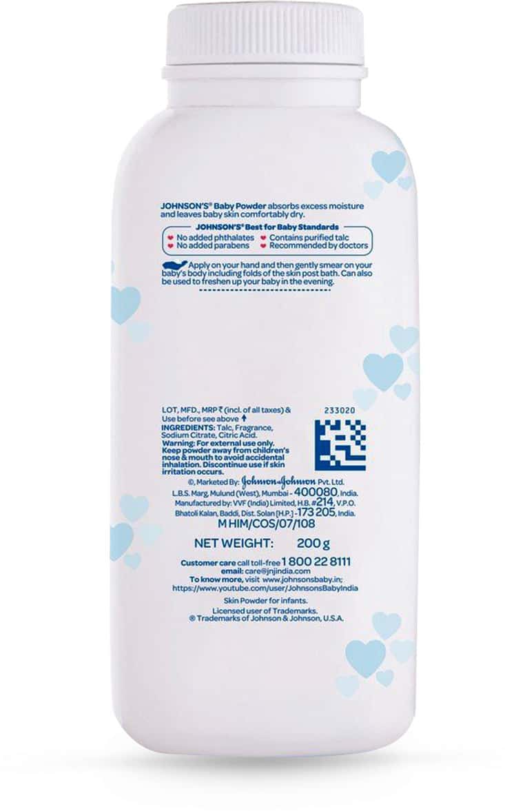Buy JOHNSON'S BABY POWDER - 200 GM Online & Get Upto 60% OFF at PharmEasy