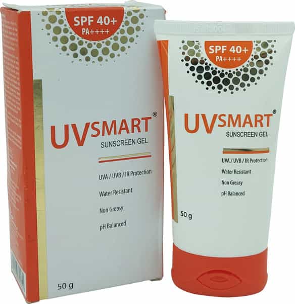 Buy UV SMART SPF 40 SUNSCREEN GEL 50GM Online & Get Upto 60% OFF at ...