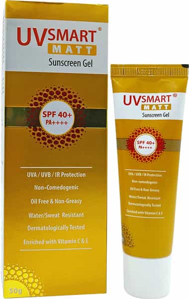 Buy UVSMART SPF 40 SUNSCREEN GEL 50GM Online & Get Upto 60% OFF at ...