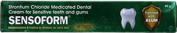 Buy SENSOFORM 10% DENTAL CREAM 60GM Online & Get Upto 60% OFF at PharmEasy