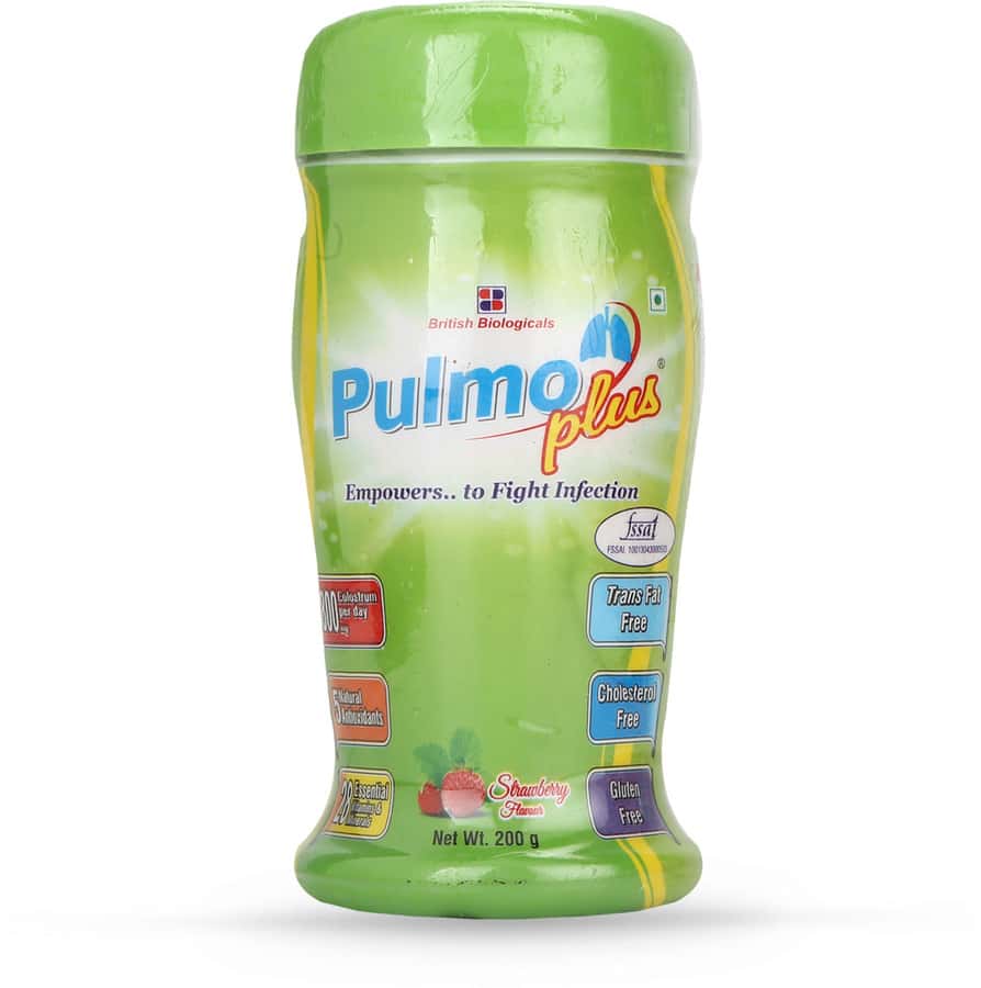Buy PULMOCARE STRAWBERRY FLAVOUR TIN OF 200GM POWDER Online & Get Upto ...