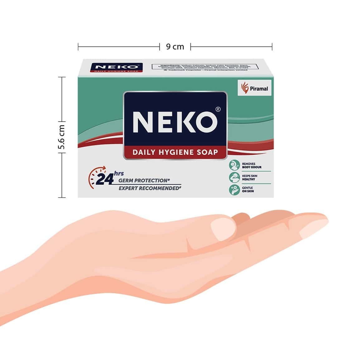 Buy NEKO DAILY HYGIENE SOAP 24 HOURS GERM PROTECTION - 100G ( PACK OF 1 ...