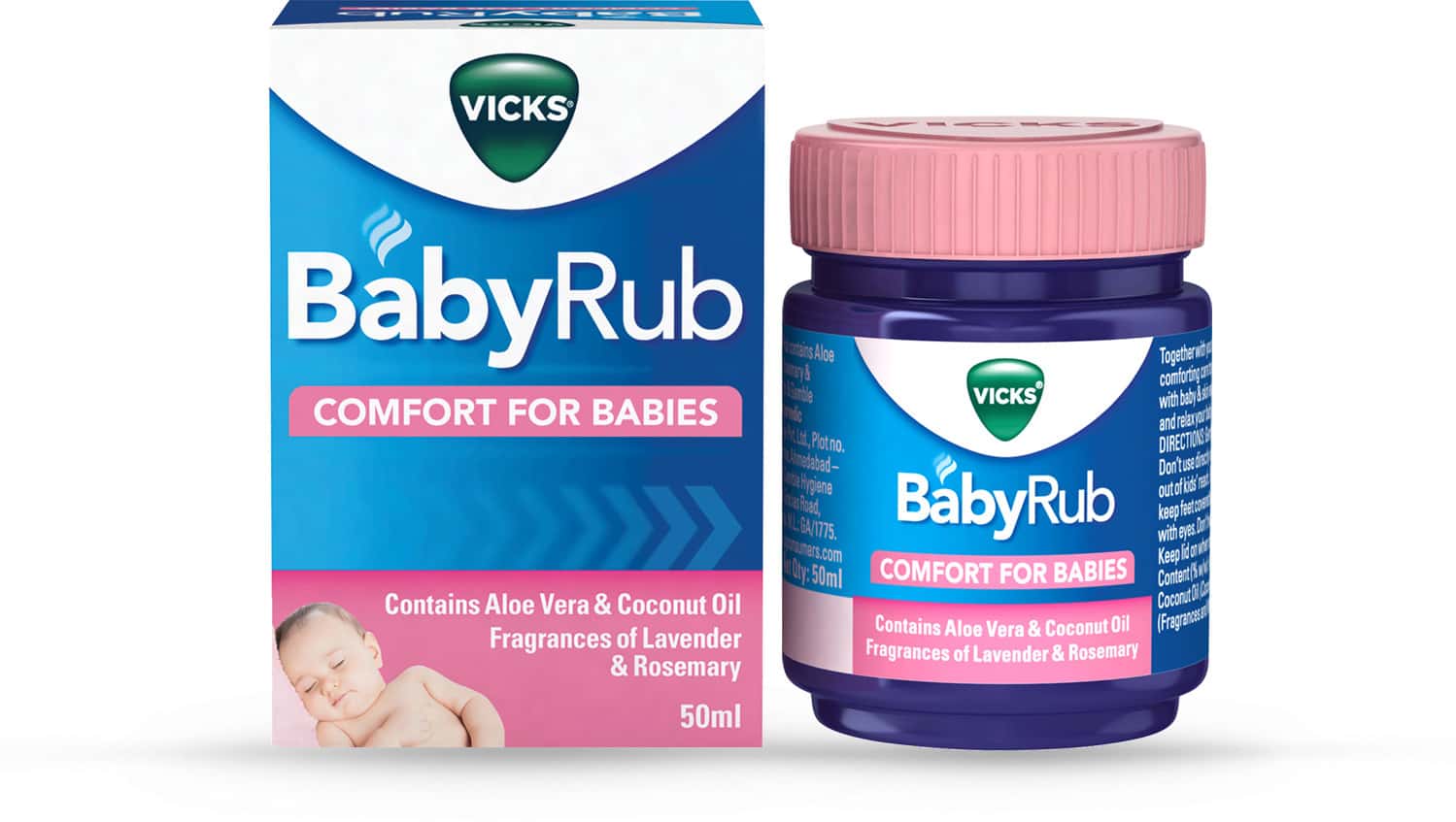 Buy VICKS BABYRUB SOOTHING BALM FOR BABIES BOTTLE OF 50 ML Online & Get ...