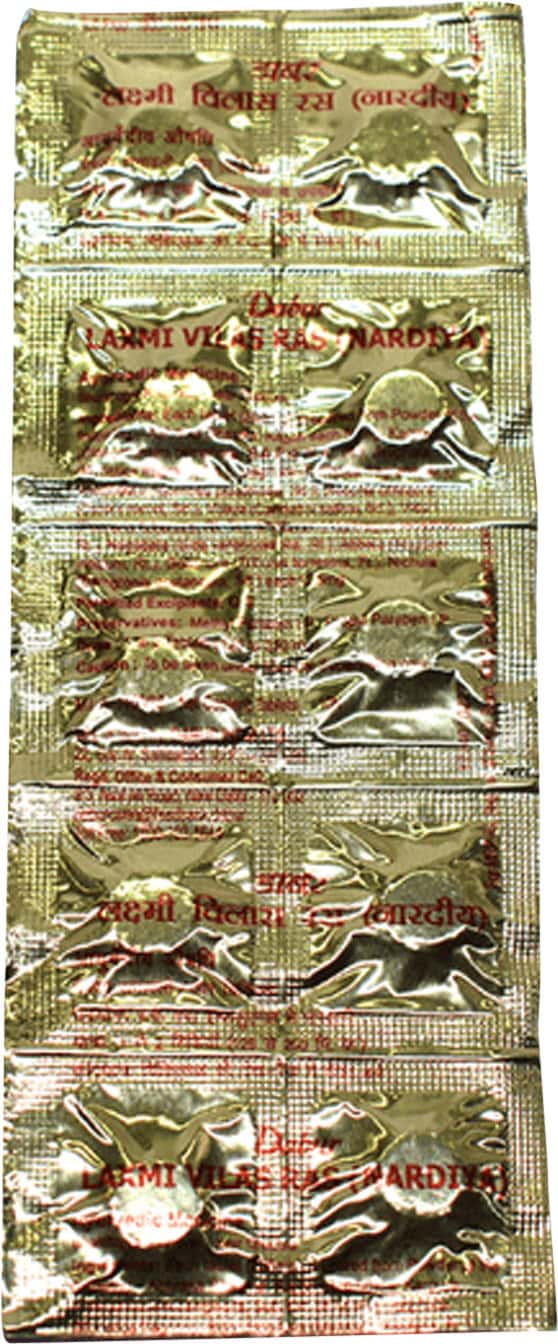 Buy DABUR LAXMI VILAS RAS STRIP OF 10 TABLETS Online & Get Upto 60% OFF ...