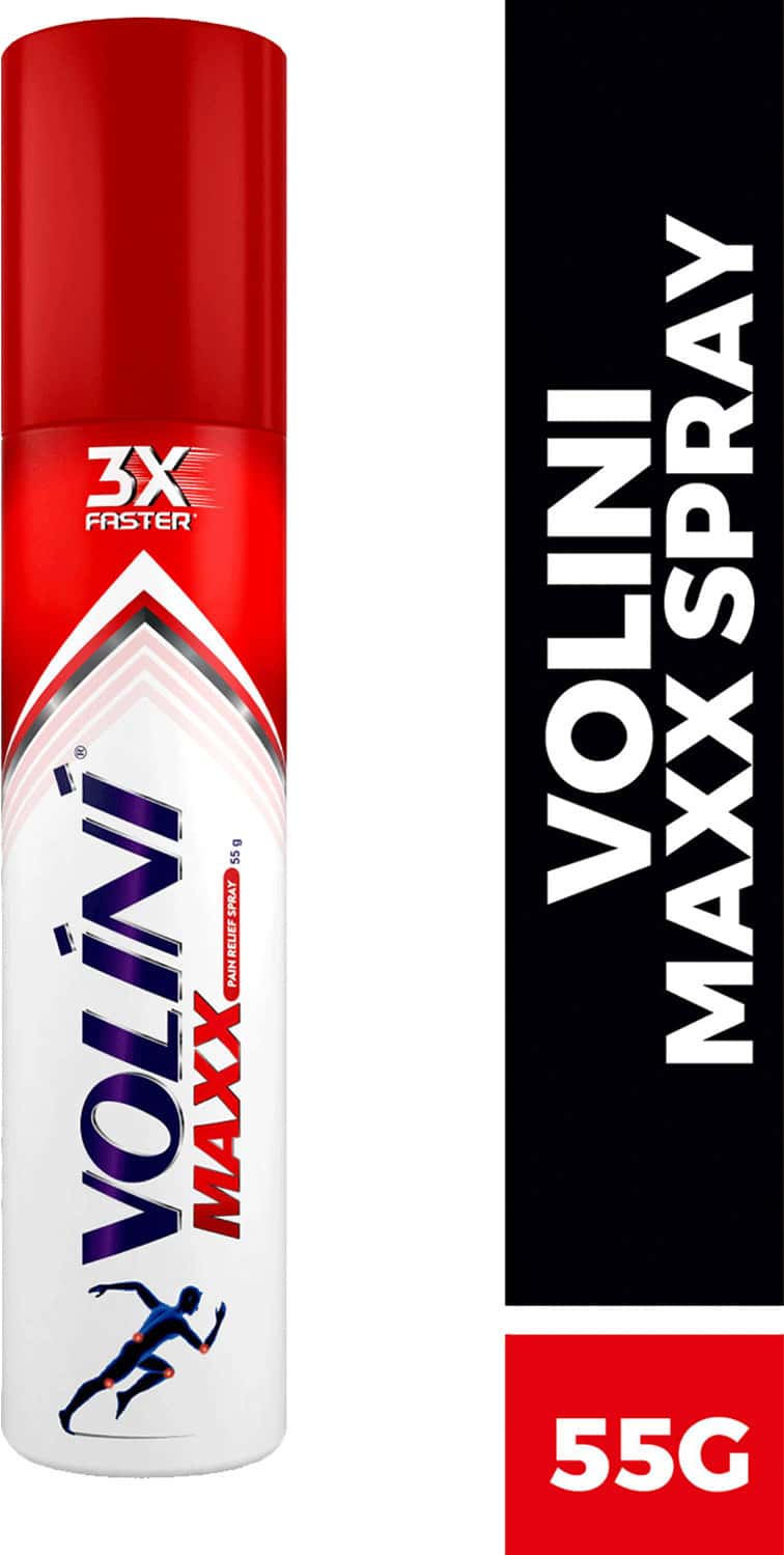 Buy VOLINI MAXX PAIN RELIEF SPRAY BOTTLE OF 55 G Online & Get Upto 60% ...