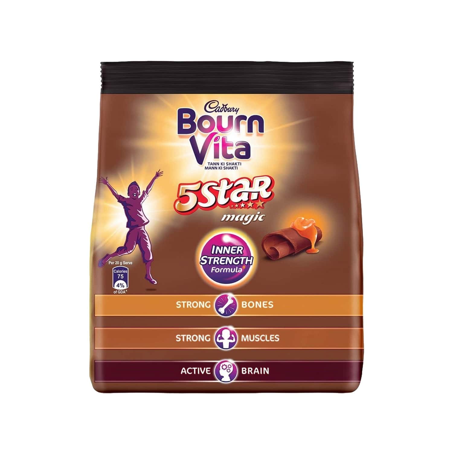 Buy CADBURY BOURNVITA FIVE STAR MAGIC NUTRITION DRINK PACKET OF 500 G ...