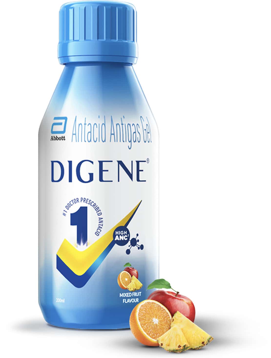Buy DIGENE GEL ACIDITY & GAS RELIEF - 200ML MINT FLAVOUR SUGAR FREE ...