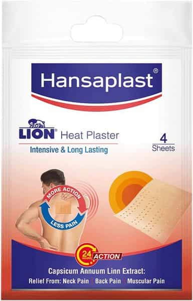 Buy HANSAPLAST LION HEAT PLASTER PACKET OF 4 Online & Get Upto 60% OFF ...