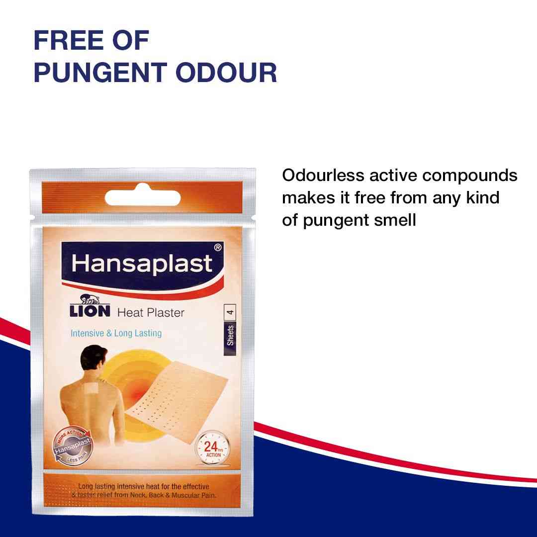 Buy Hansaplast Lion Heat Plaster Packet Of 4 Online at Flat 18% OFF ...