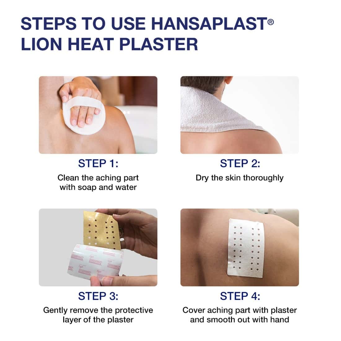 Buy HANSAPLAST LION HEAT PLASTER PACKET OF 4 Online & Get Upto 60% OFF ...