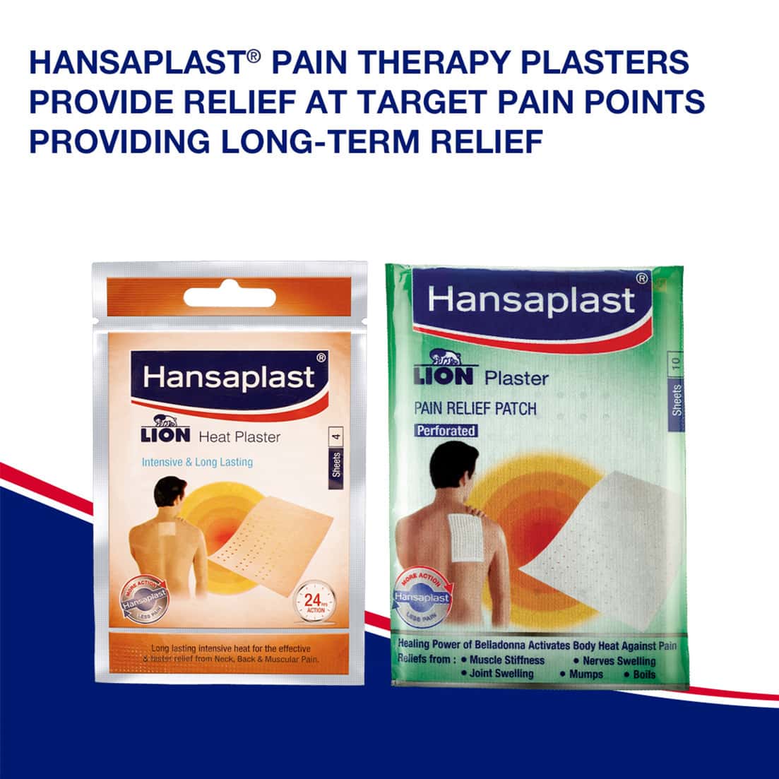 Buy HANSAPLAST LION HEAT PLASTER PACKET OF 4 Online & Get Upto 60% OFF ...